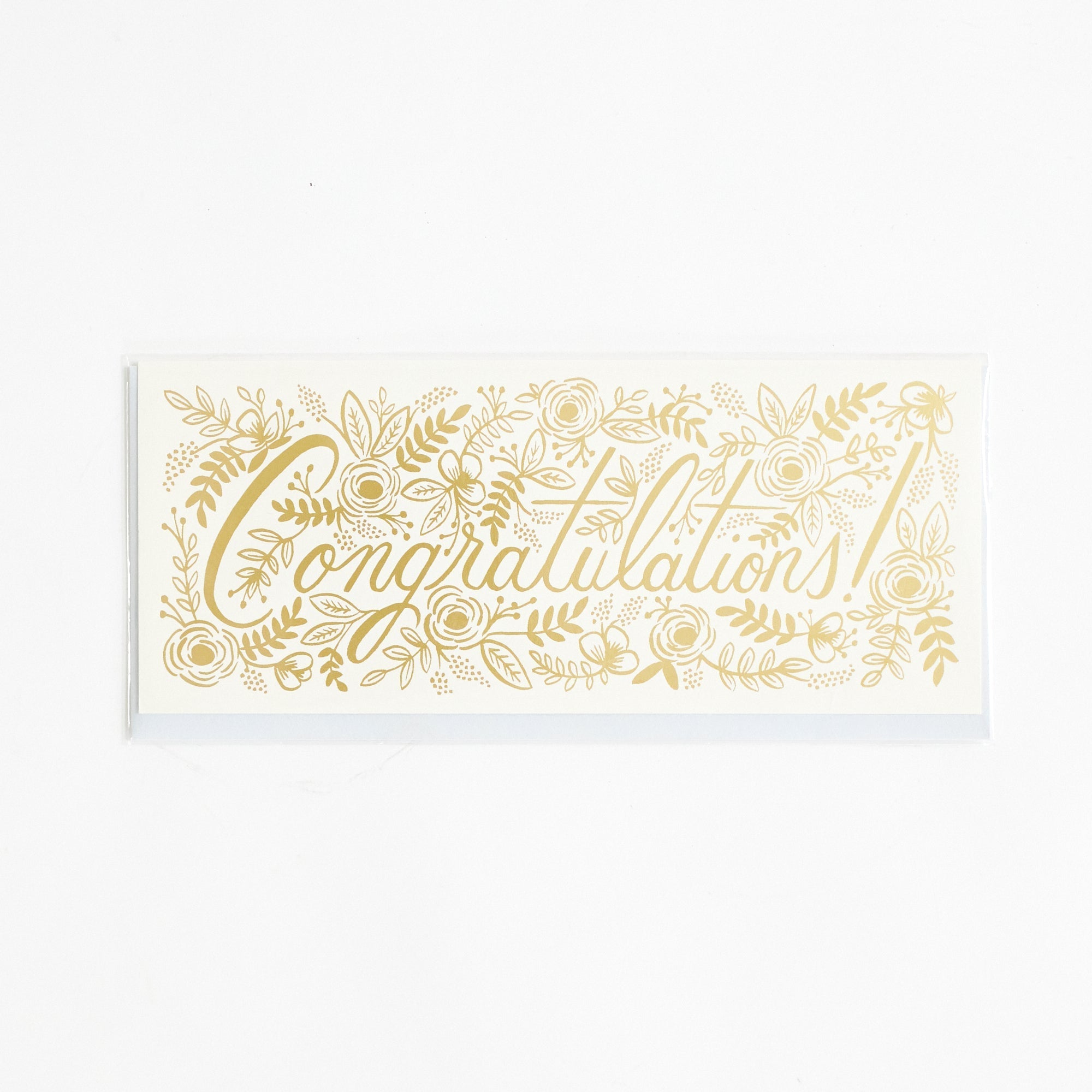Stella Tribeca | Cards | Champagne Floral Congrats No. 10 Card