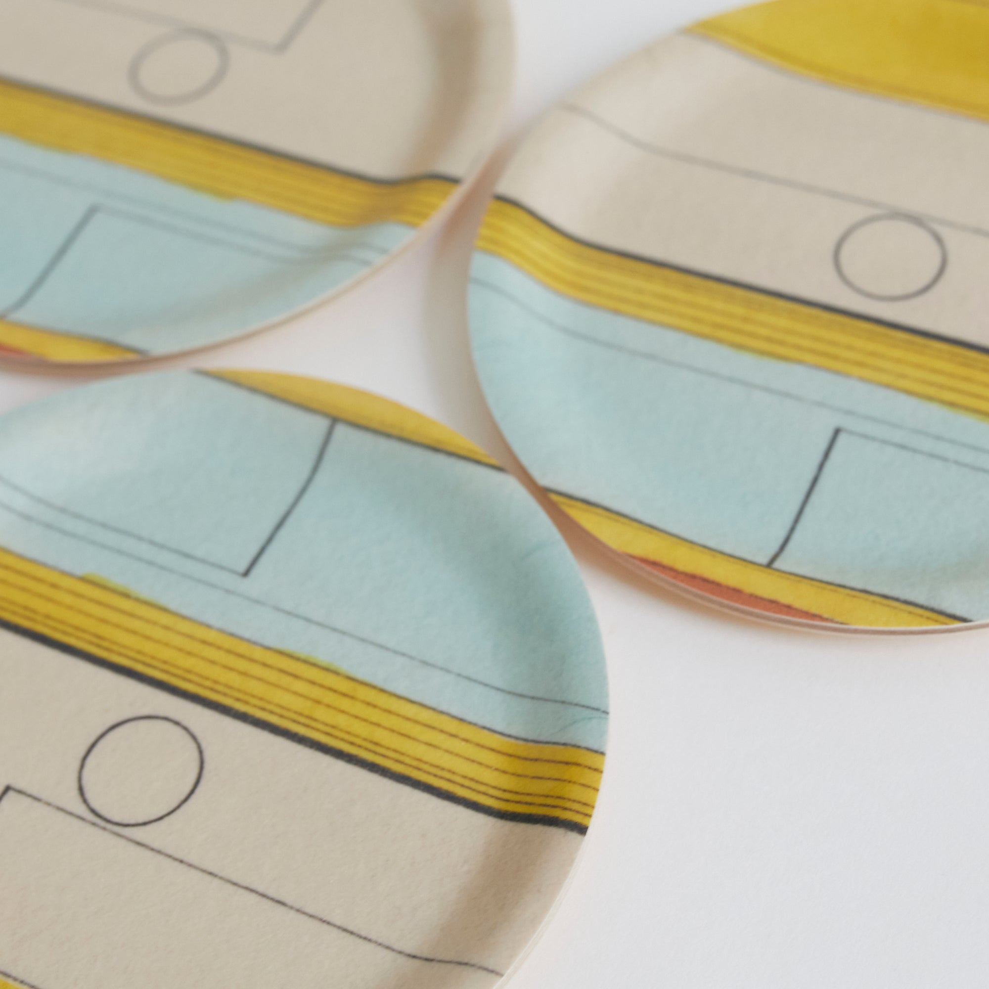Stella Tribeca | Accessories | Graphic Coaster/tray - Birchwood