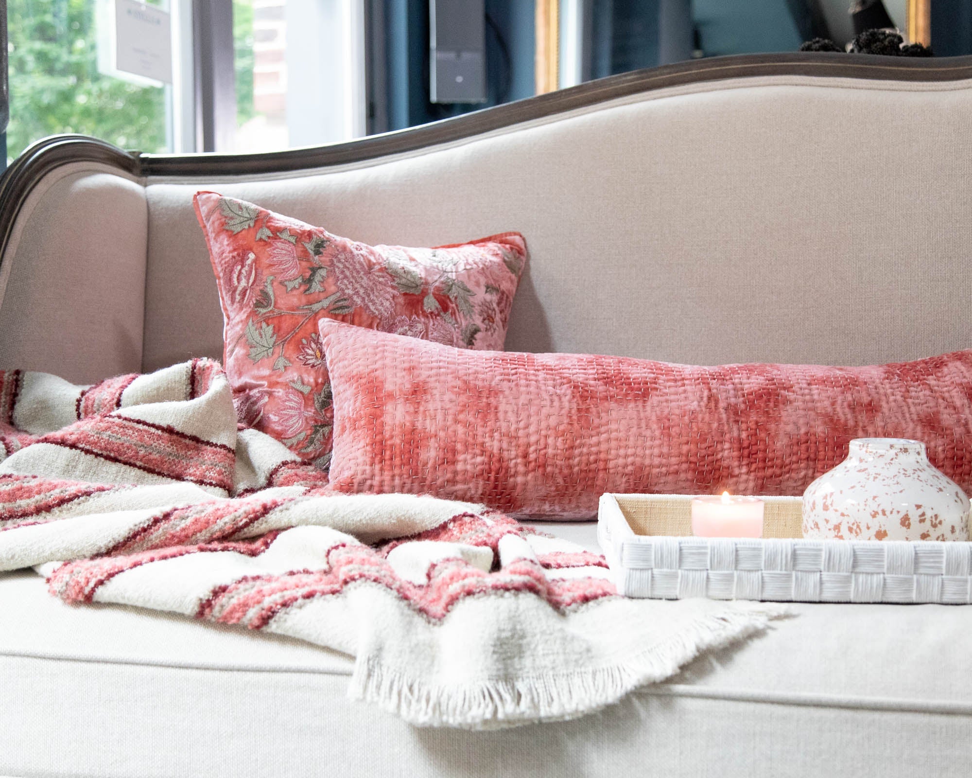 Stella Tribeca | Cushion | Shaded Rose Cushions